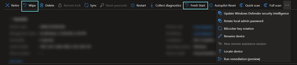 Intune Wipe vs Fresh Start: Breaking It Down