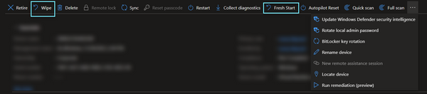 Intune Wipe vs Fresh Start: Breaking It Down